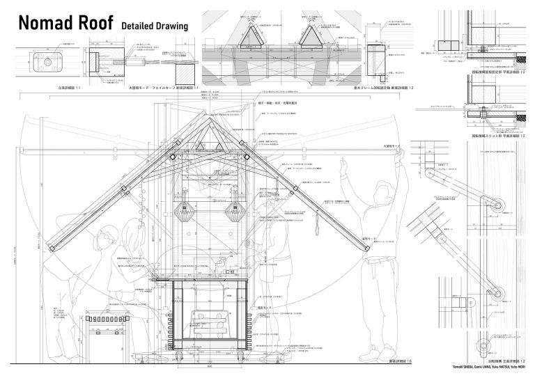 竹中工務店が切り捨て間伐材で「ラーメン屋台」を全力でつくってみた！都市の中で自由に食の場をつくる「Nomad Roof」とは | キノマチウェブ